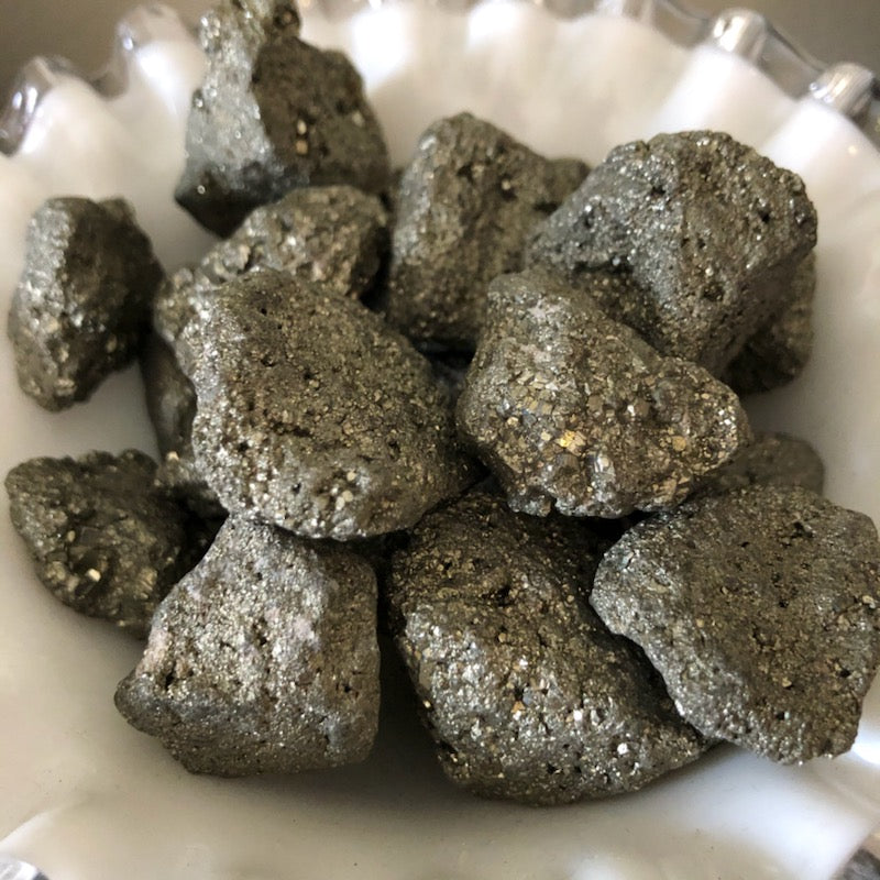 Pyrite Stones (Stamina, Wealth, Manifestation, Protection) – The Divine ...