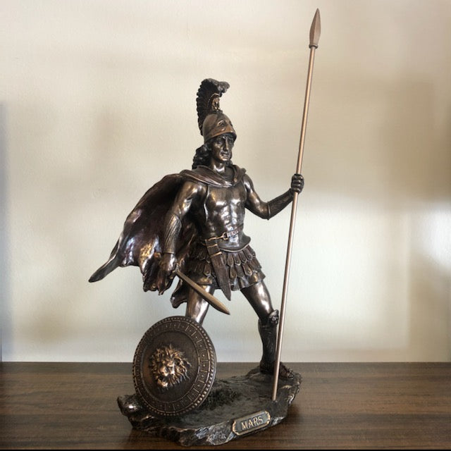 Mars Roman God Statue Cat. 10 Head Of Mars