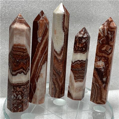 Banded Red Calcite Tower (Increase Energy, Protection, Grounding, Remo ...